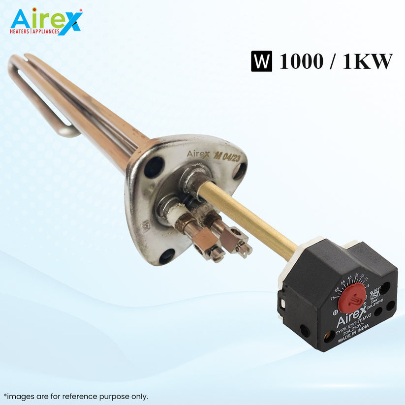 Triangle Type Geyser Heating Element With Thermostat Cut-Off Electroni ...